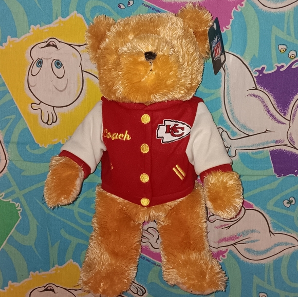 NFL | Other | New 3 Kansas City Chiefs Nfl Varsity Jacket Plush Bear ...